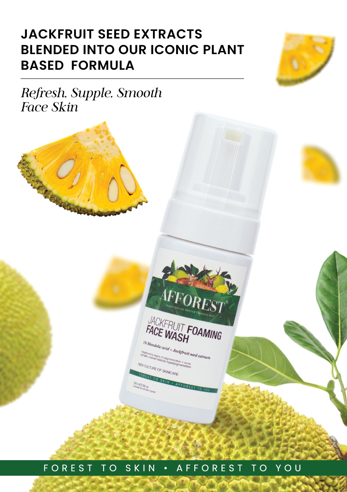 Jackfruit Foaming Face Wash – AFFOREST