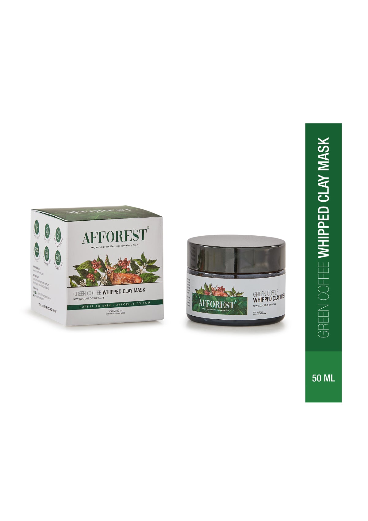Green Coffee Whipped Clay Mask – AFFOREST